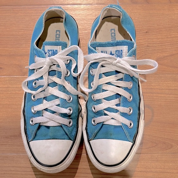 Converse | Shoes | Converse All Star Chuck Taylor Low Top Blue ...